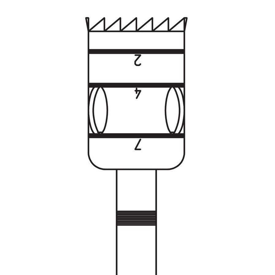 Self Limiting Trephine, 6mm External Ø, 5mm Internal Ø, 7mm Length, RAX ...