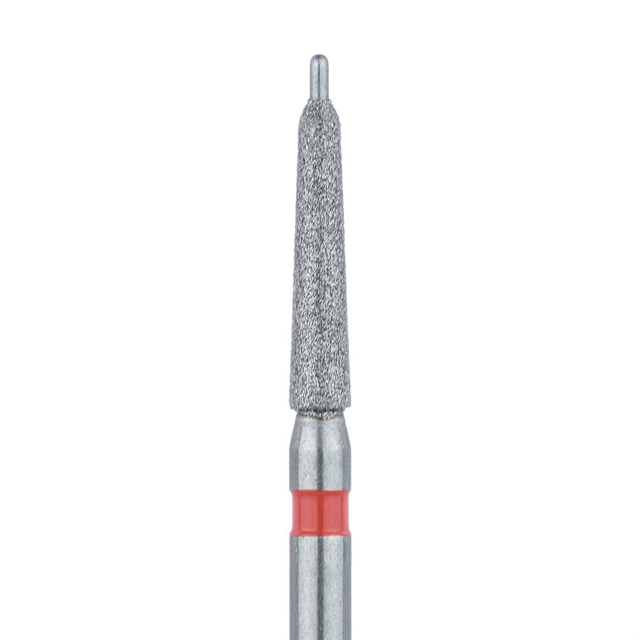 Diamond Bur, Tapered Round End, Guide Pin, 1.6mm Ø, Fine, FG - 508F-016 ...
