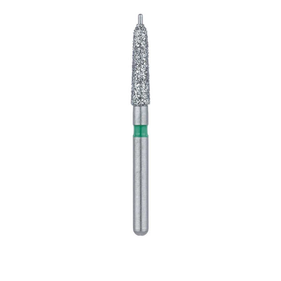 Diamond Bur, Tapered Round End, Guide Pin, 2mm Ø, Coarse, FG - 508G-020 ...