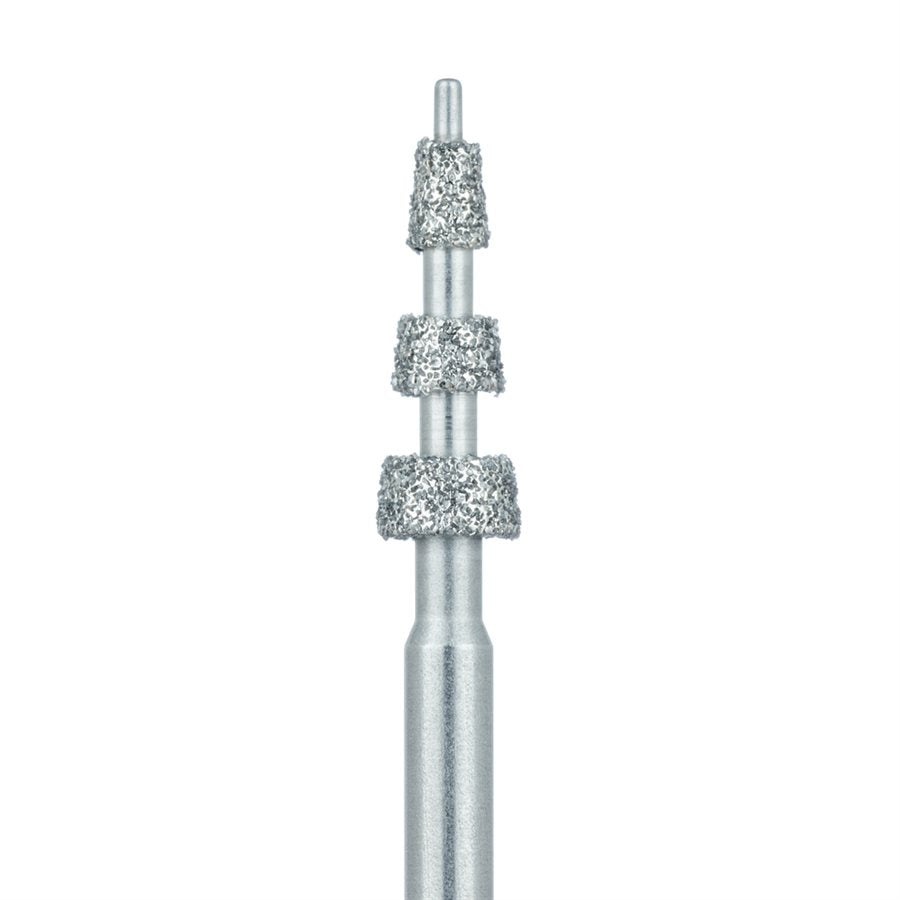 Modified Depth Diamond Bur, With Guide Pin, 0.3mm / 0.5mm / 0.7mm, Med