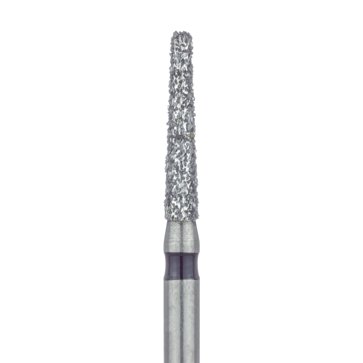 Long Tapered Round Edge Diamond Bur, 1.6mm Ø, Super Coarse, 0.9mm Tip