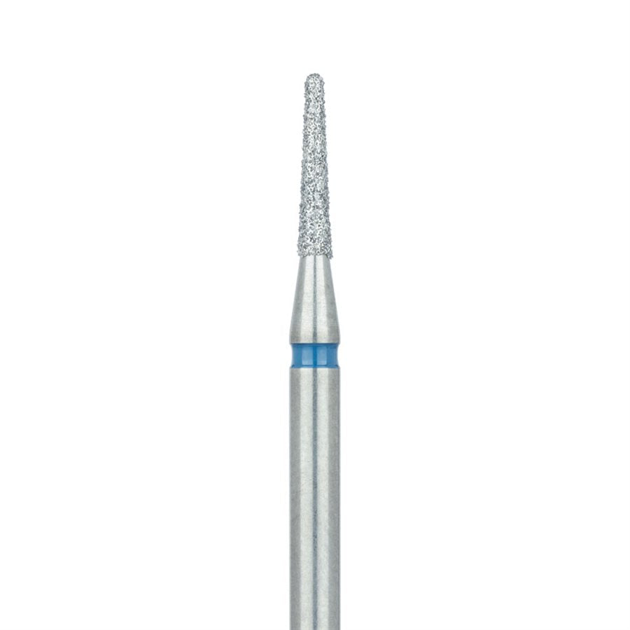 Round End Taper Chamfer Diamond Bur, 1.6mm Ø, Medium, HP - 850-016-HP