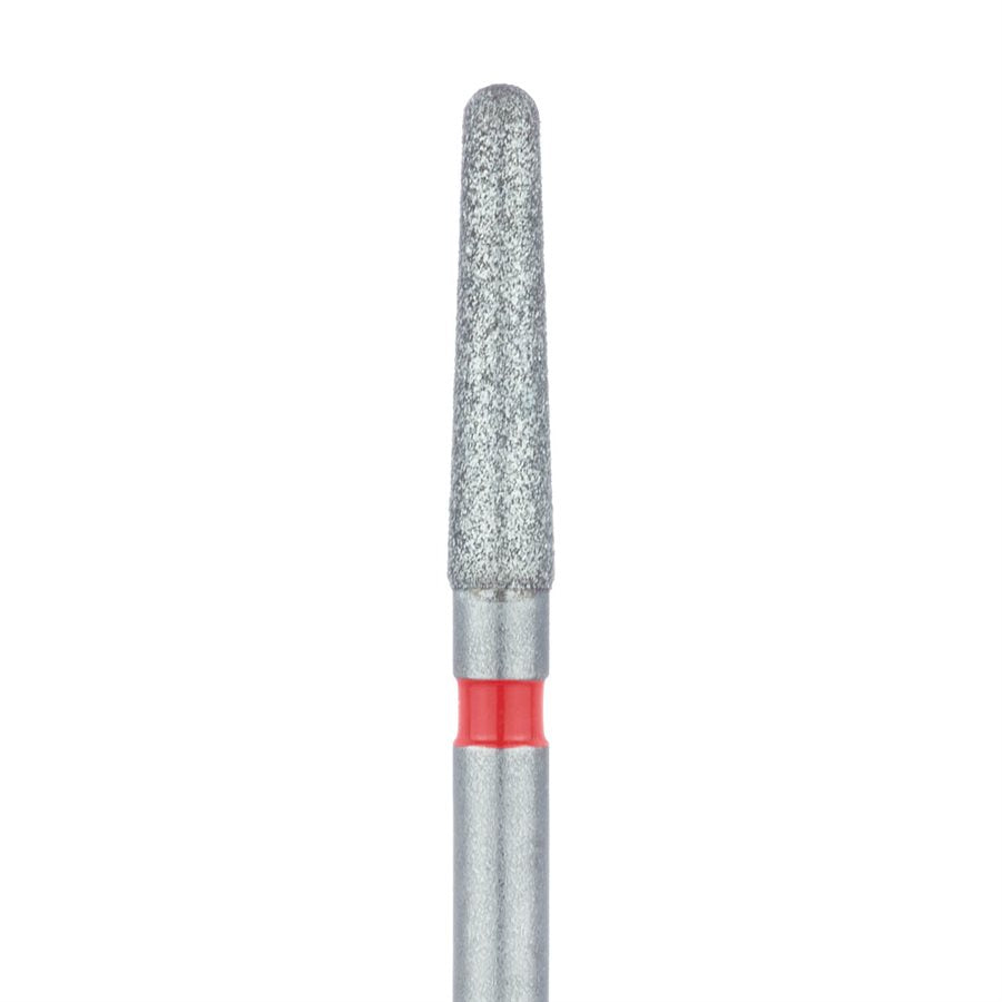 Round End Taper Chamfer Diamond Bur, 1.8mm Ø, Fine, FG - 856F-018-FG | Avtec Dental