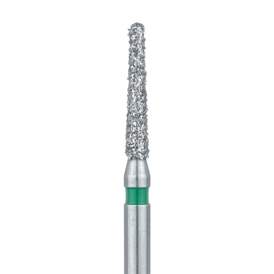 Round End Taper Chamfer Diamond Bur, 1.4mm Ø, Coarse, FG - 856G-014-FG ...