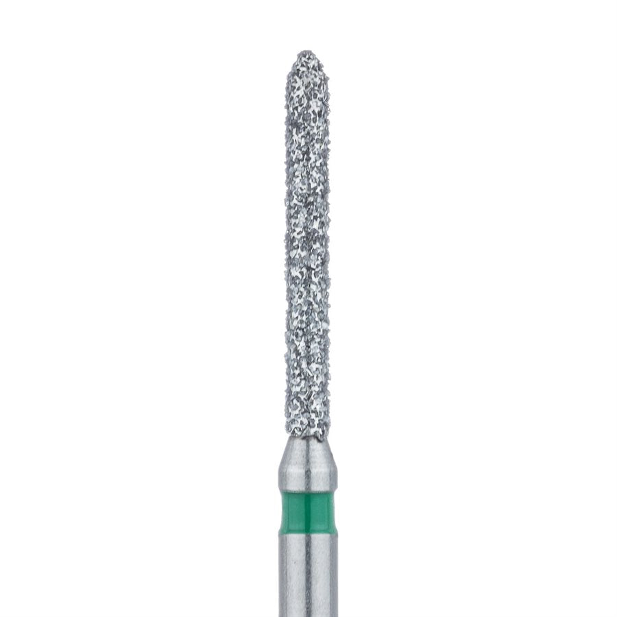 Long Pointed Tip Cylinder Diamond Bur, 1.2mm Ø, Coarse, FG - 886G-012 ...