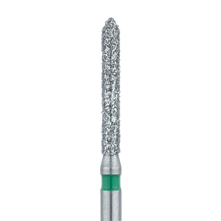 Long Pointed Tip Cylinder Diamond Bur, 1.4mm Ø, Coarse, FG - 886G-014 ...