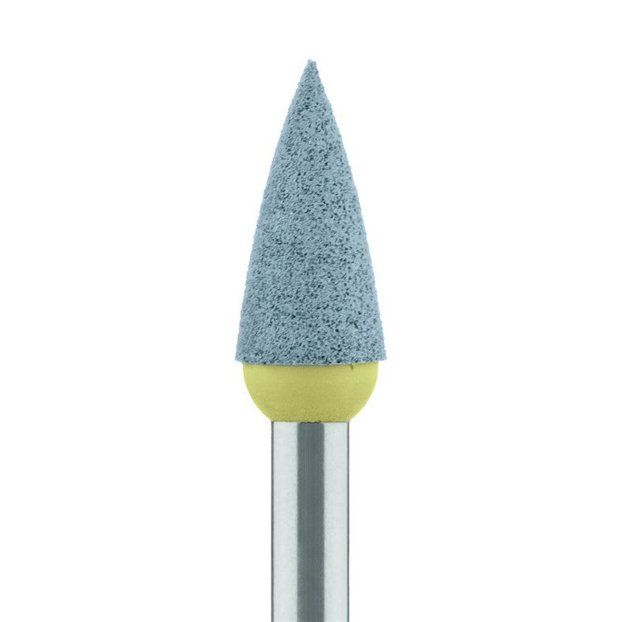 Polisher, Light Blue / Beige, Point, 4mm Ø, Pre-Polishing, RA - 9712G-040-RA-TRQ / B | Avtec Dental