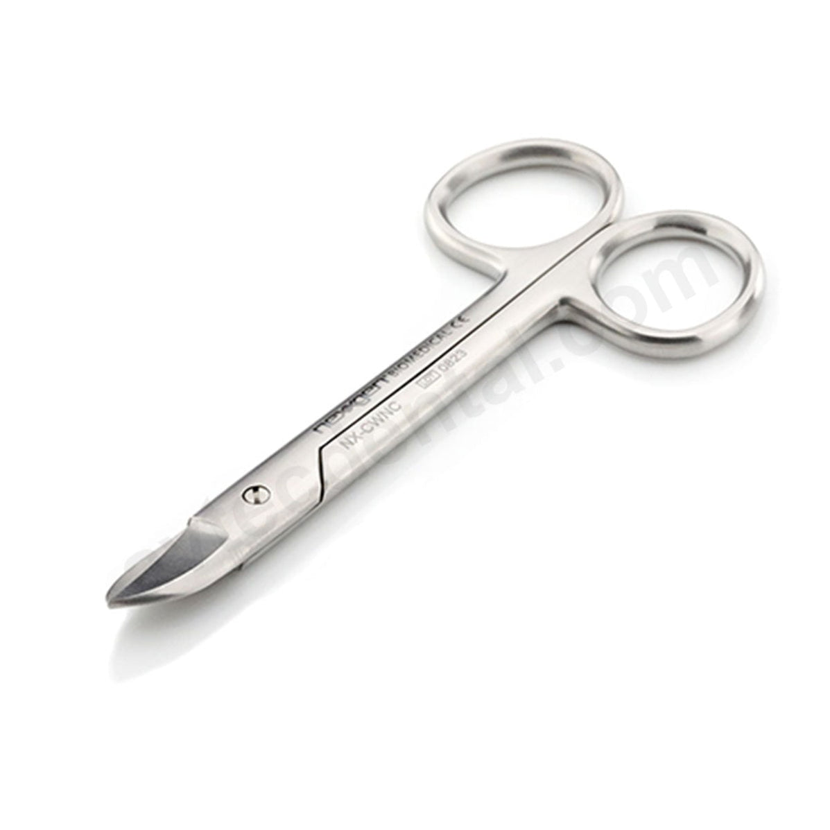 Crown Scissors, Curved, Stainless, 110mm | Avtec Dental