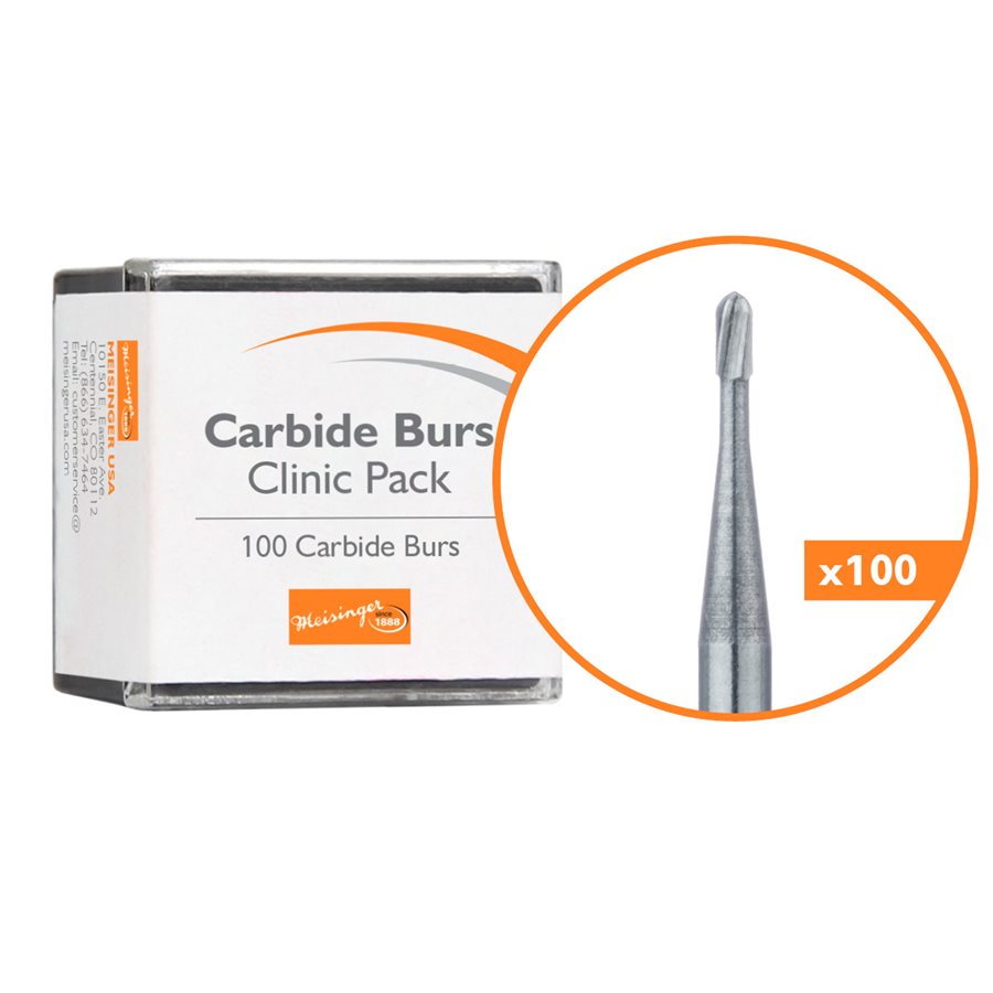 Operative Carbide Bur, Clinic Pack, 100pcs, Pear, US#330, FG - C0330FG ...