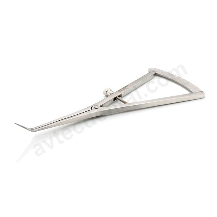 Castroviejo Bone Caliper, Curved, 18cm - Nexxgen Biomedical® | Avtec Dental