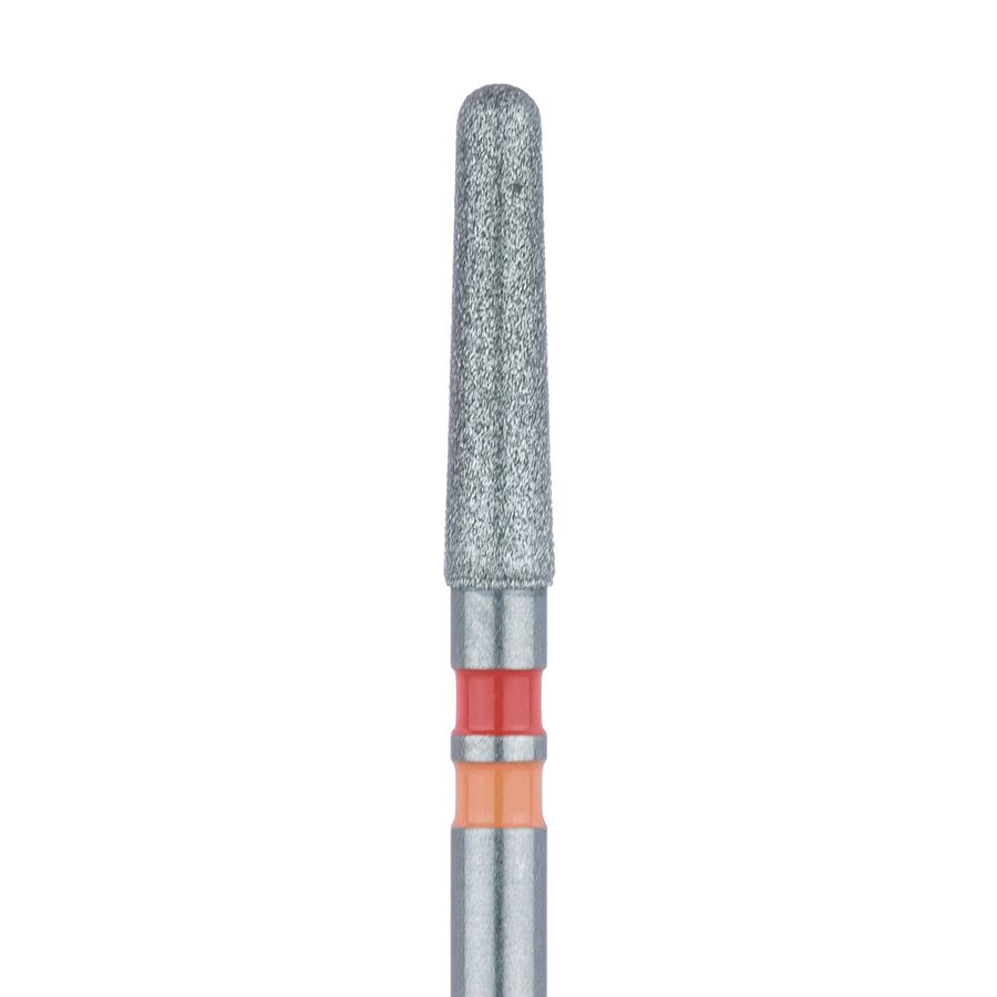Zirconia Diamond Bur, Tapered Round End Cylinder, Fine, 1.8mm Ø, FG ...