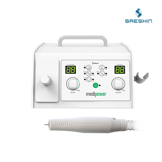 Saeshin Medi-Power Brushless 30K Vacuum Drill Set | Avtec Dental